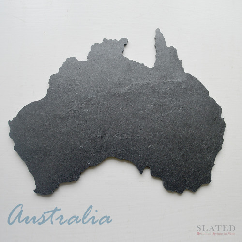 Australia shaped slate - Slated - Beautiful Slate Gifts