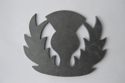 Thistle shaped slate - Slated - Beautiful Slate Gifts