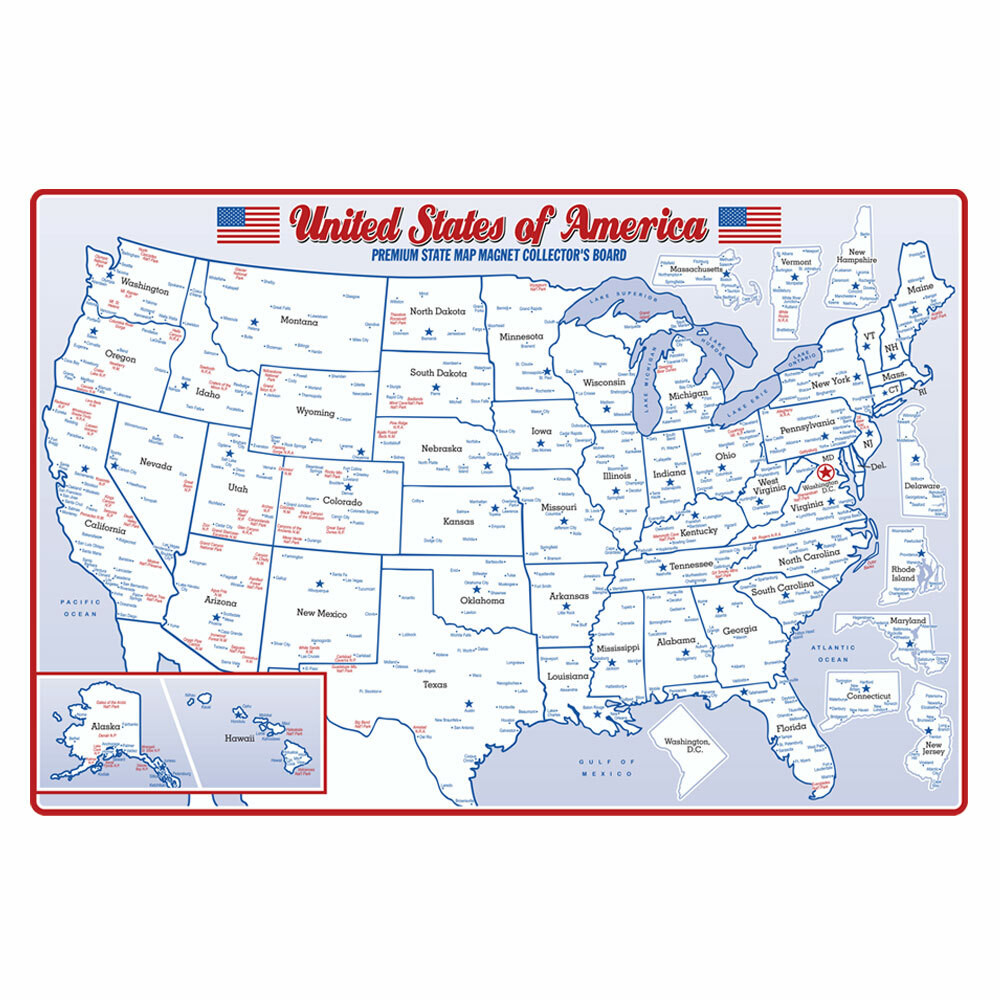 US State Fridge Magnets | Classic Magnets