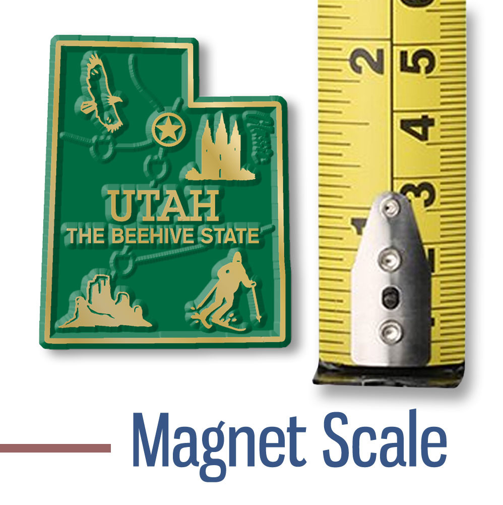 Utah Map Magnet - ClassicMagnets.com