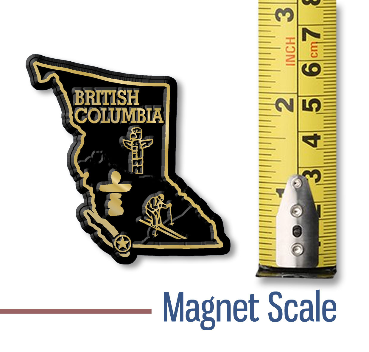 British Columbia Province Magnet by ClassicMagnets.com