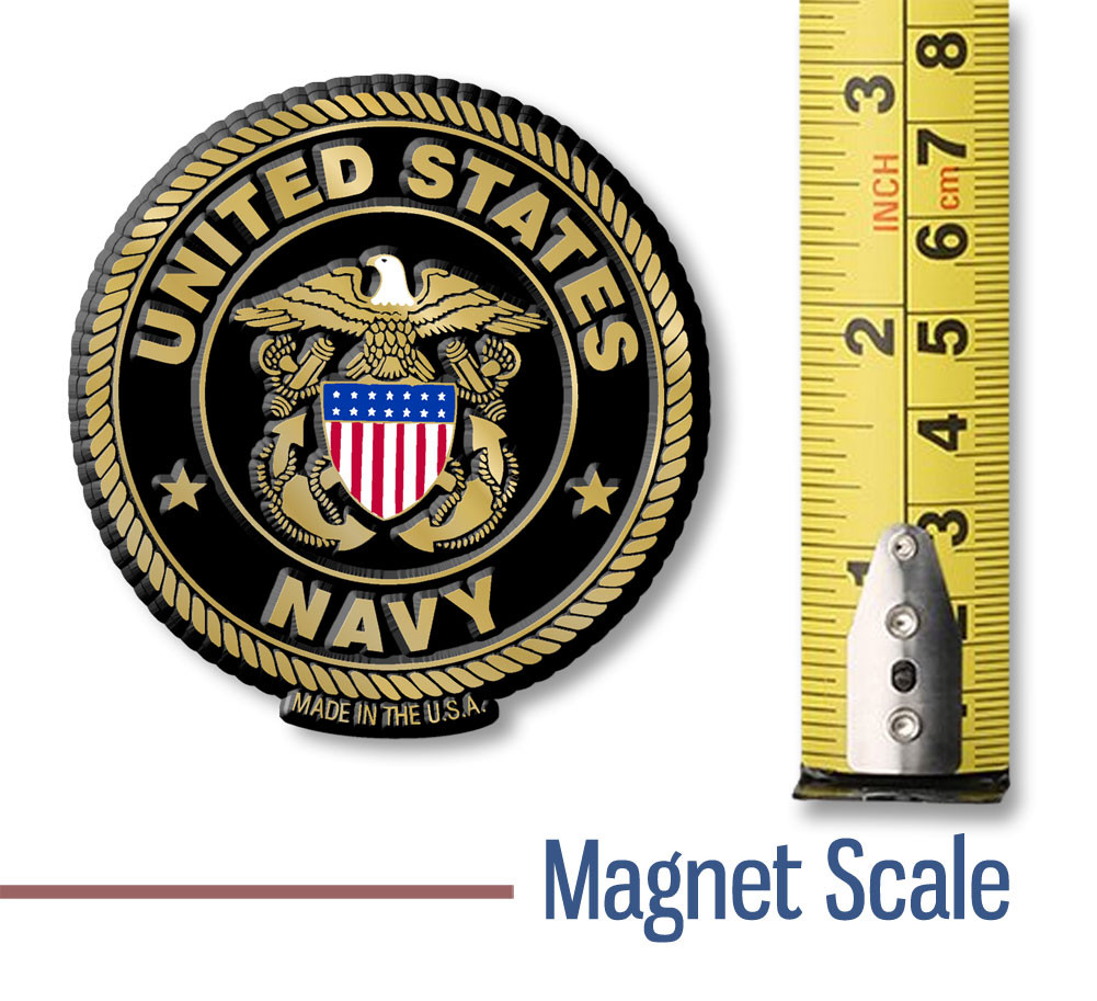 U.S. Navy Military Magnet by ClassicMagnets.com