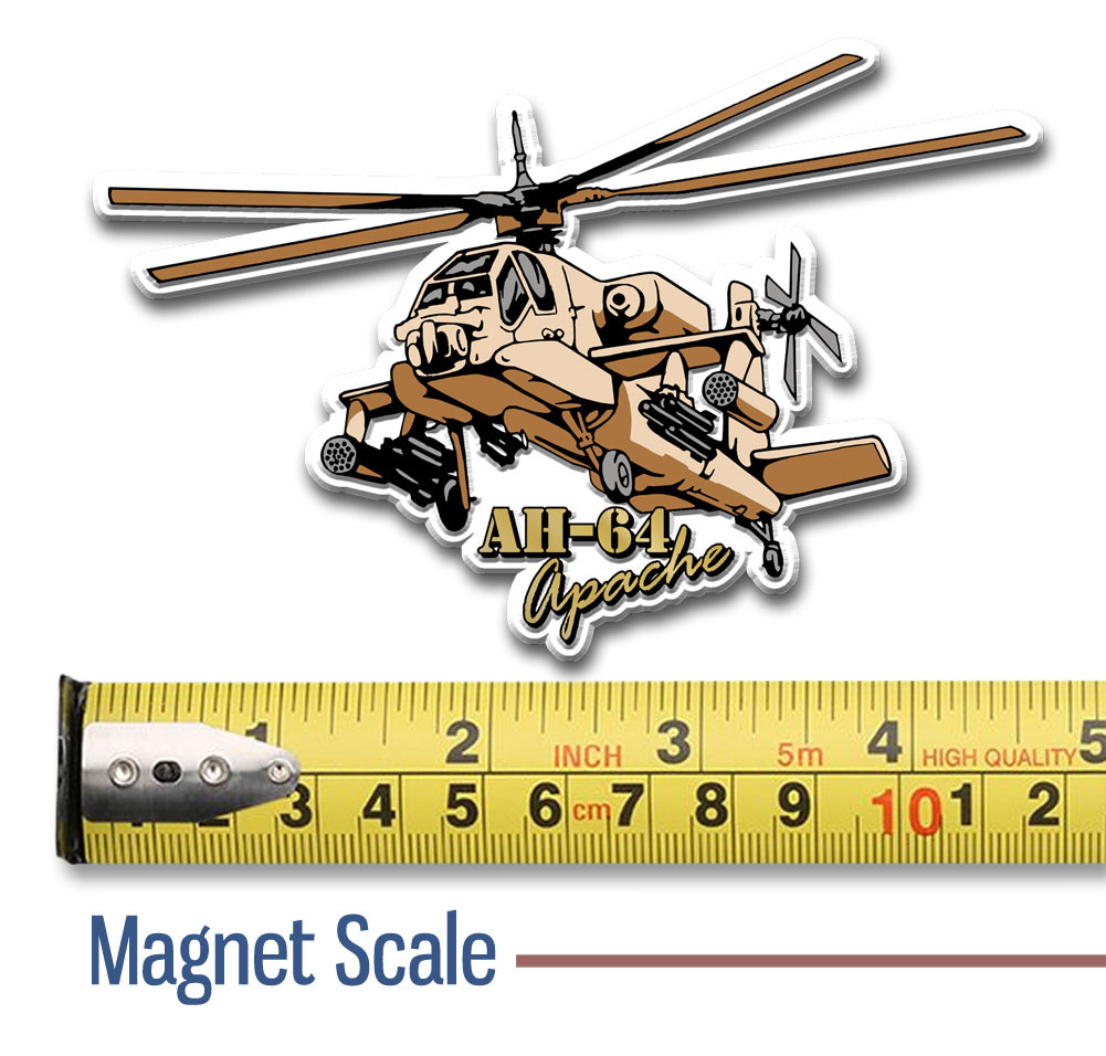 9 Piece Set of US Military Vehicle Magnets by ClassicMagnets.com