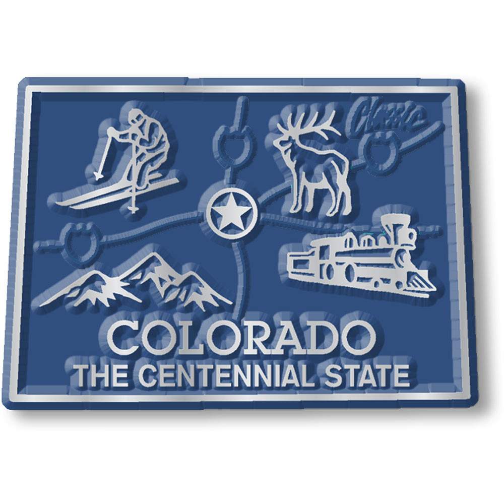 Colorado Six-Piece State Magnet Set - ClassicMagnets.com