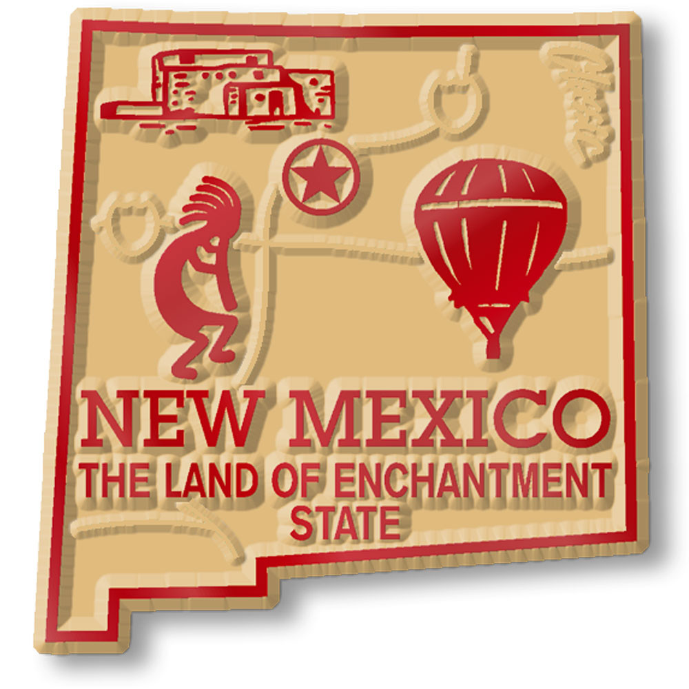 New Mexico Six-Piece State Magnet Set - ClassicMagnets.com