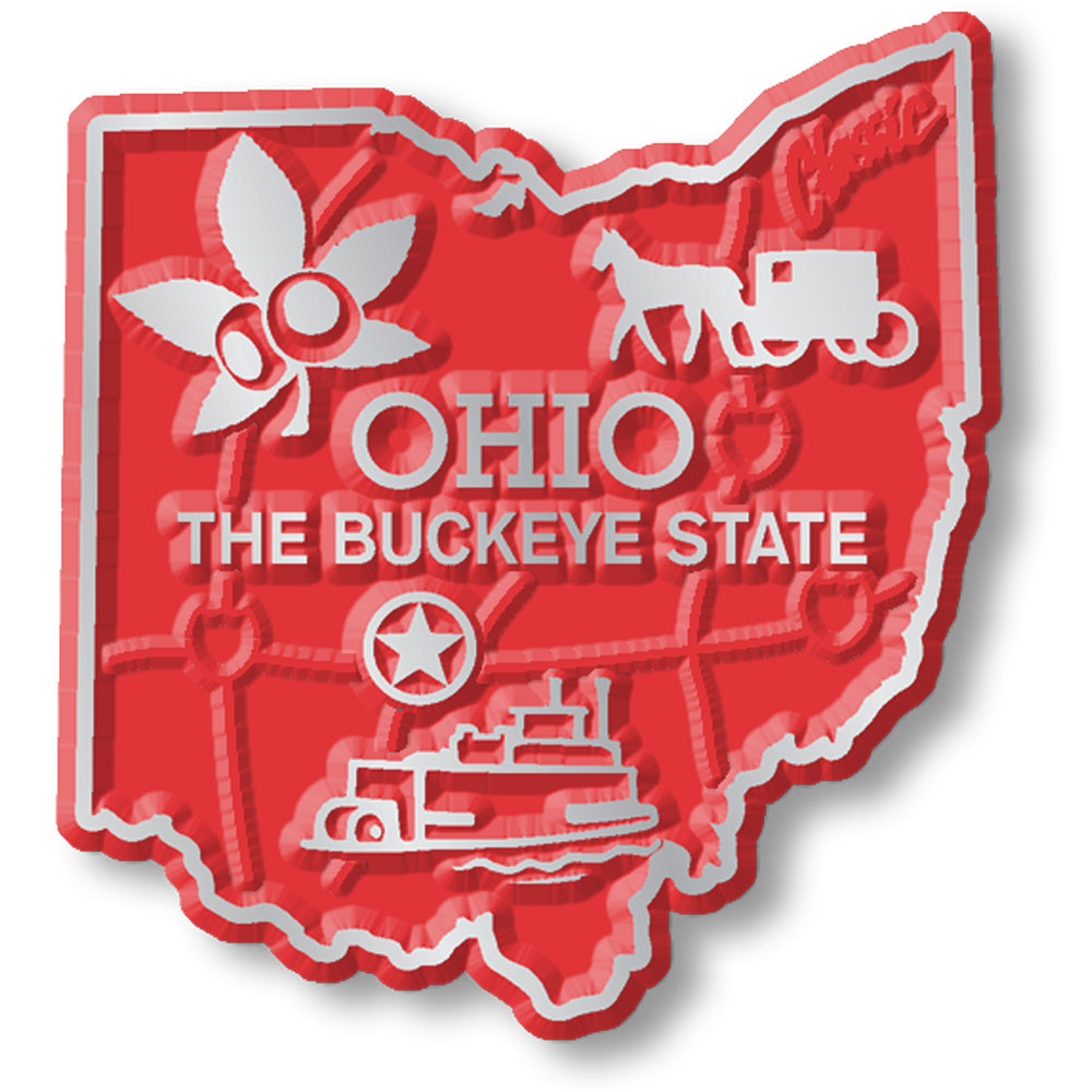 Ohio Six-Piece State Magnet Set - ClassicMagnets.com