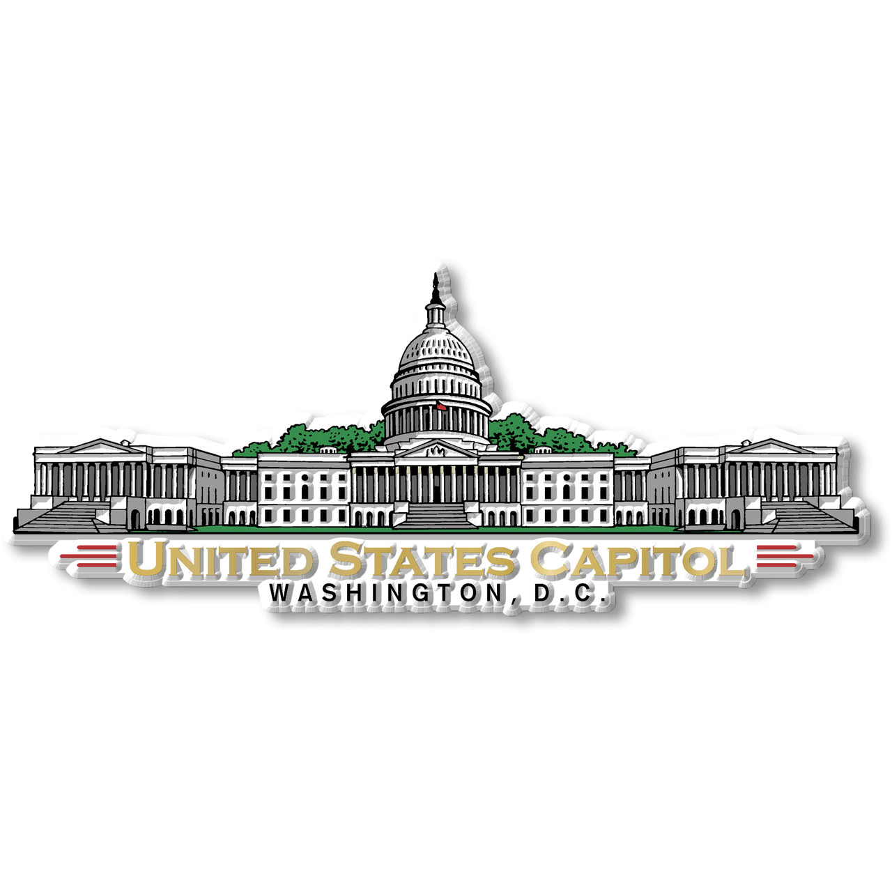 Washington D.C. Magnet Set by ClassicMagnets.com