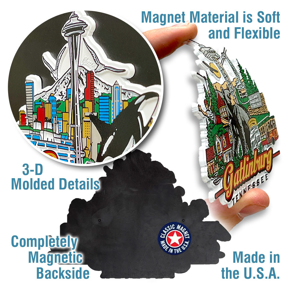 Key West, Florida City Skyline Magnet - ClassicMagnets.com