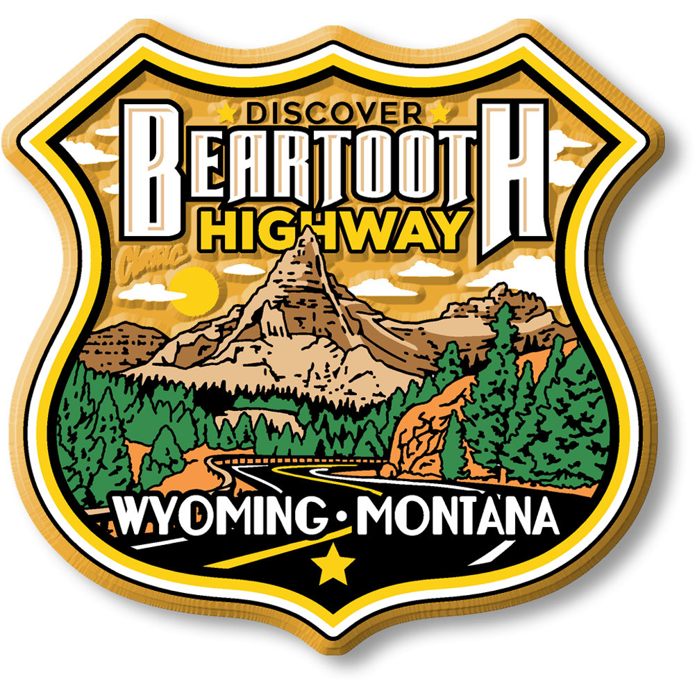Yellowstone Set of Six Magnets - ClassicMagnets.com