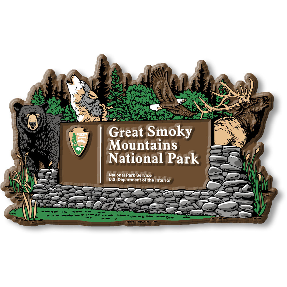 Great Smoky Mountains Set of Three Magnets - ClassicMagnets.com