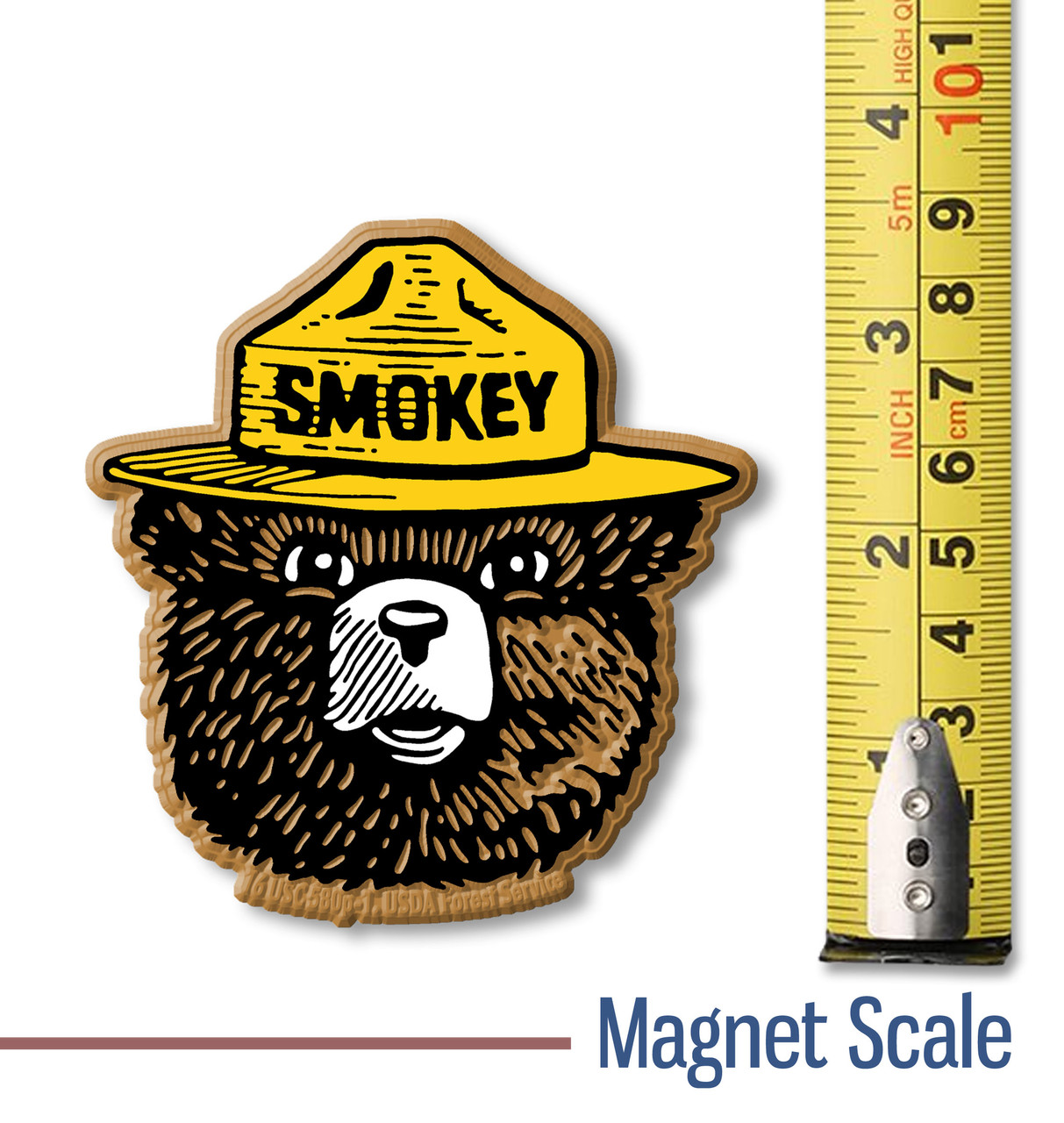Smokey Bear Head Magnet | Classic Magnets