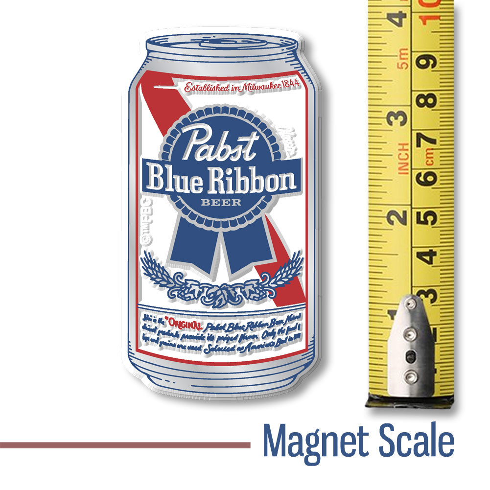 Pabst Blue Ribbon Beer Can Magnet by Classic Magnets | Classic Magnets