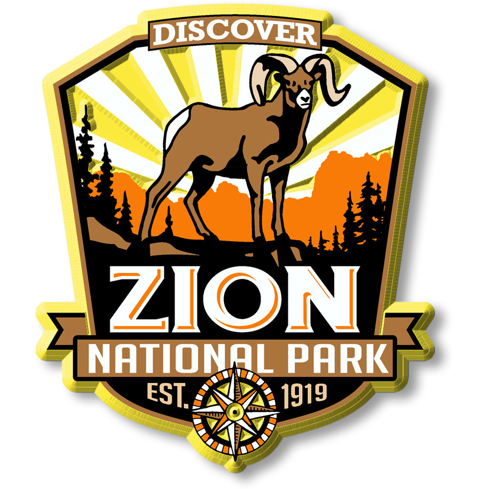 Zion Set of Three Magnets - ClassicMagnets.com