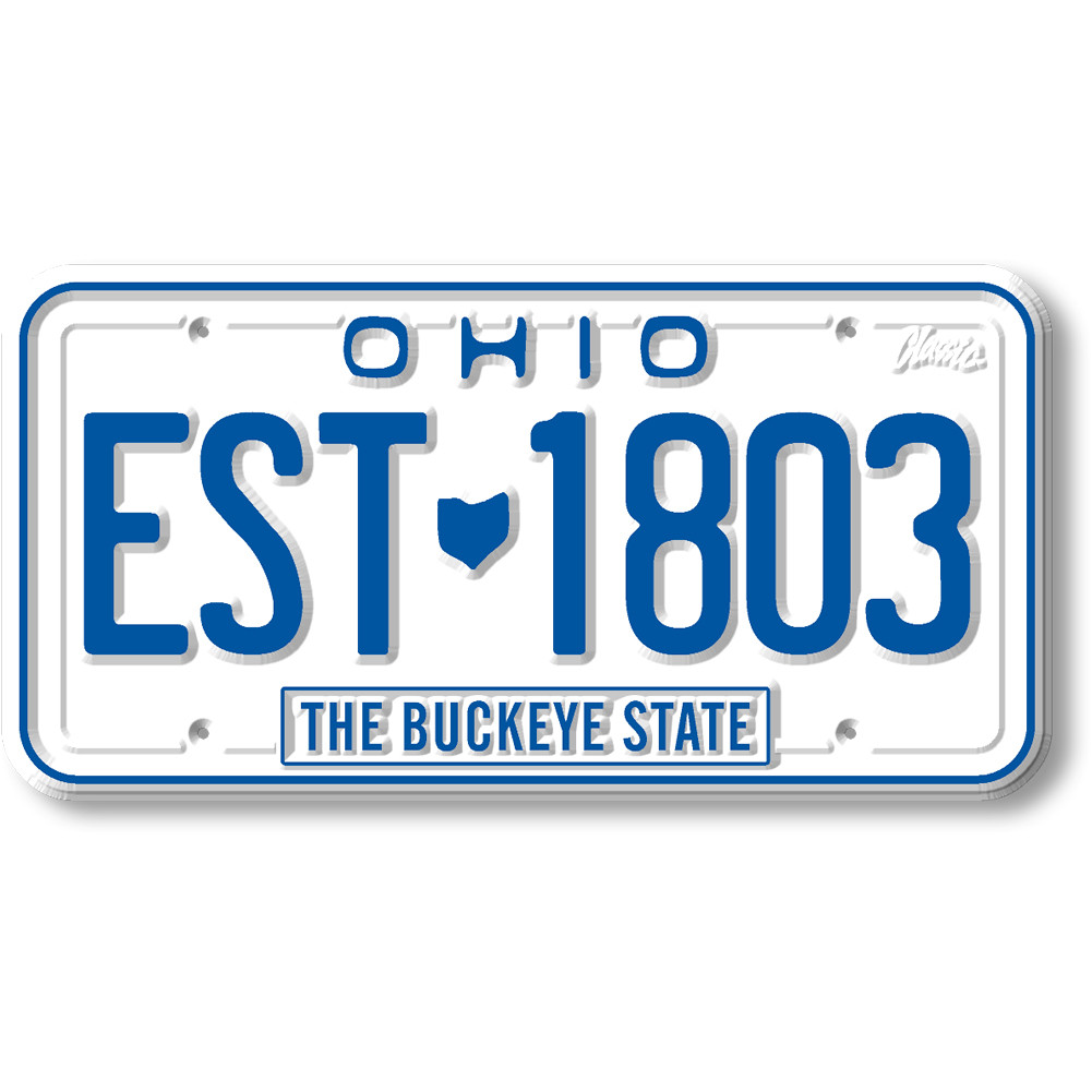 Ohio State License Plate Magnet - ClassicMagnets.com