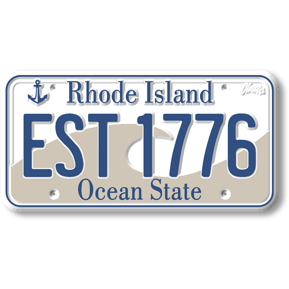 Rhode Island License Plate 2023