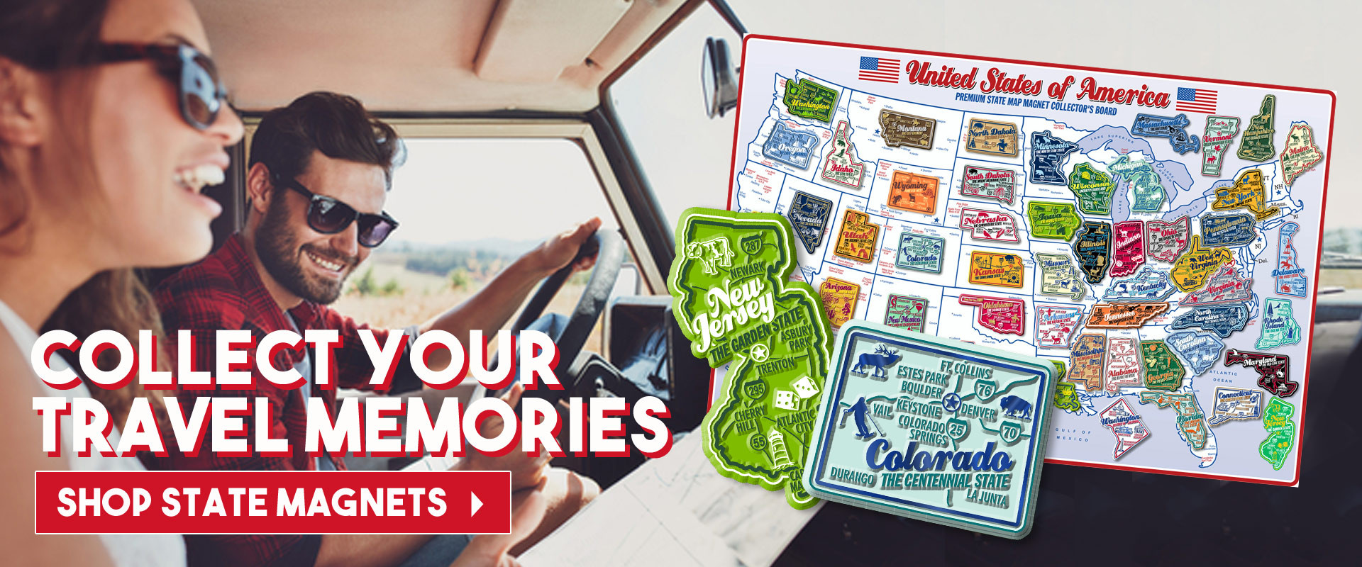 Souvenir USA Fridge Magnets | Classic Magnets