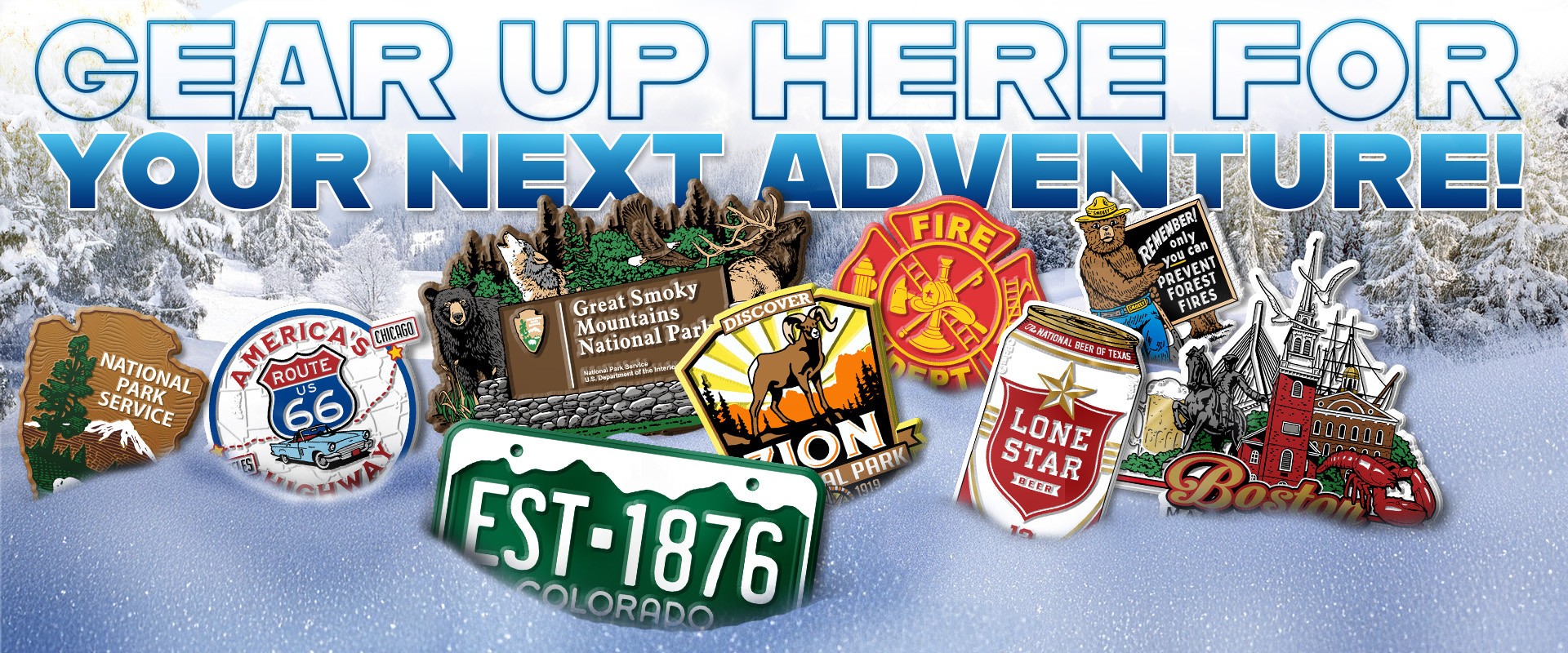 Souvenir USA Fridge Magnets | Classic Magnets