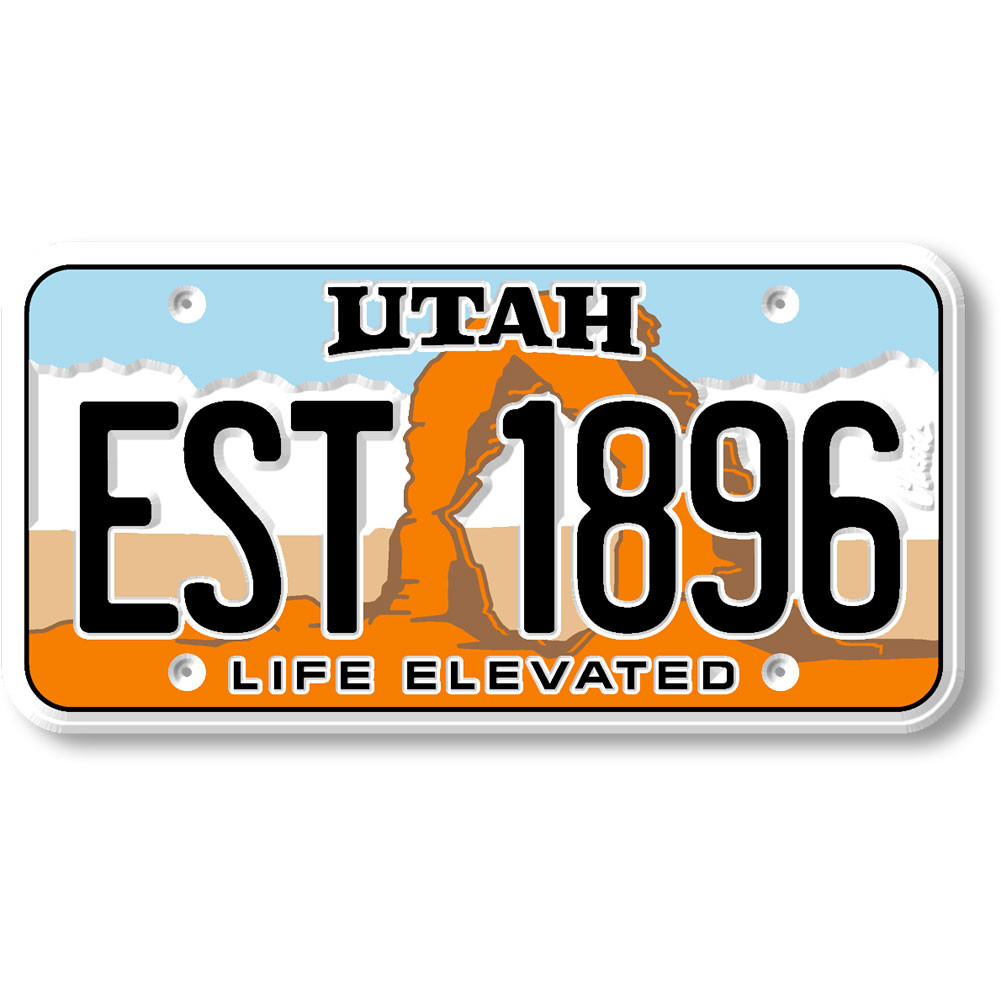 Utah State License Plate Magnet - ClassicMagnets.com