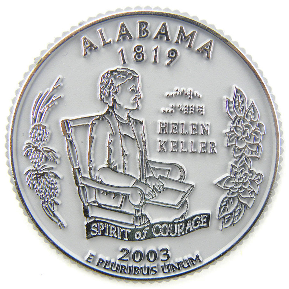 Alabama Quarter Magnet - ClassicMagnets.com