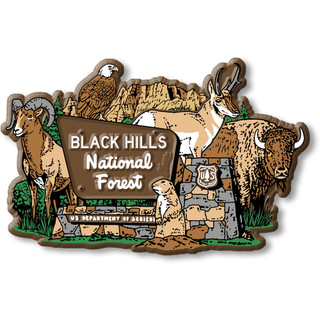 Discover Black Hills National Forest Entrance Sign Magnet | Classic Magnets