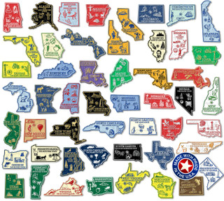 US State Fridge Magnets | Classic Magnets