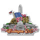 Washington DC Skyline Magnet - ClassicMagnets.com
