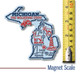 Michigan Giant State Map Magnet - ClassicMagnets.com