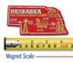 Nebraska Giant State Map Magnet - ClassicMagnets.com