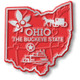 Ohio Map Magnet - ClassicMagnets.com