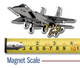 F-15 Jet Miltary Magnet by ClassicMagnets.com