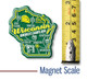 Wisconsin Premium Map Magnet - ClassicMagnets.com