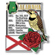 Alabama State Montage Magnet - ClassicMagnets.com
