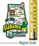 Alabama State Jumbo Magnet by ClassicMagnets.com