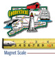 Connecticut Six-Piece State Magnet Set - ClassicMagnets.com