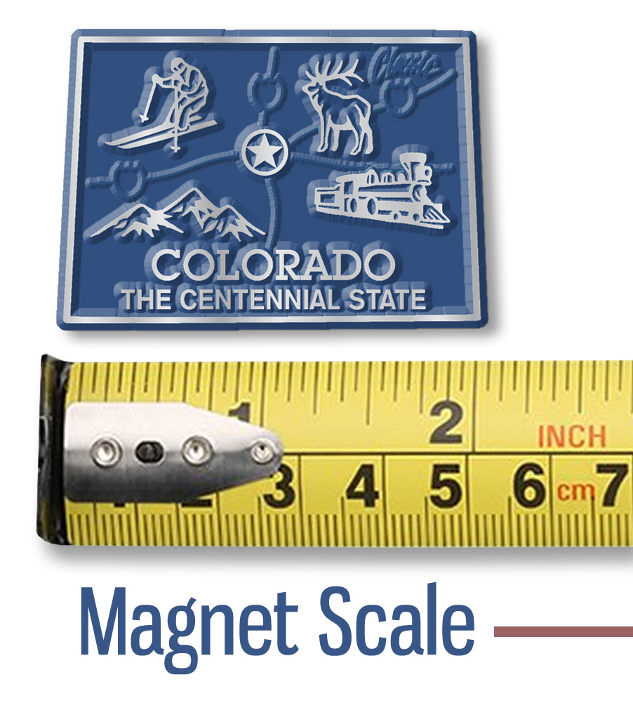 Colorado Map Magnet - ClassicMagnets.com