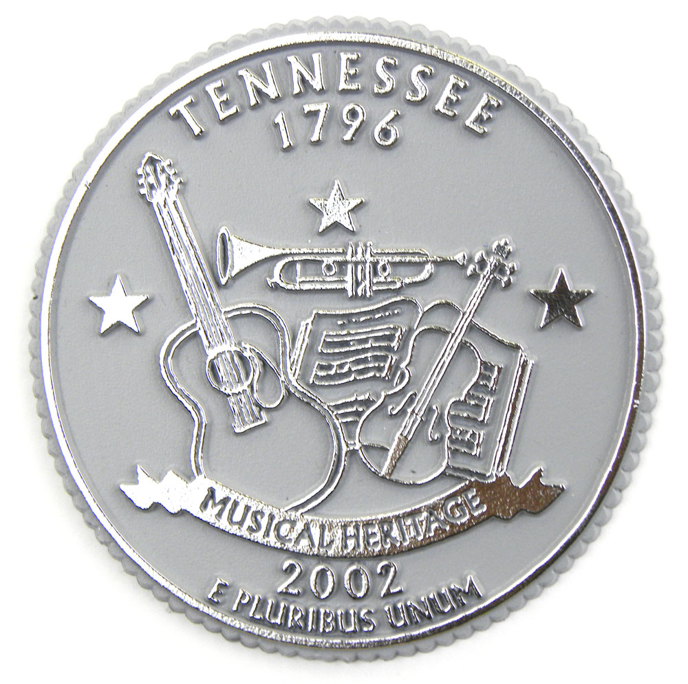 Tennessee Quarter Magnet - ClassicMagnets.com
