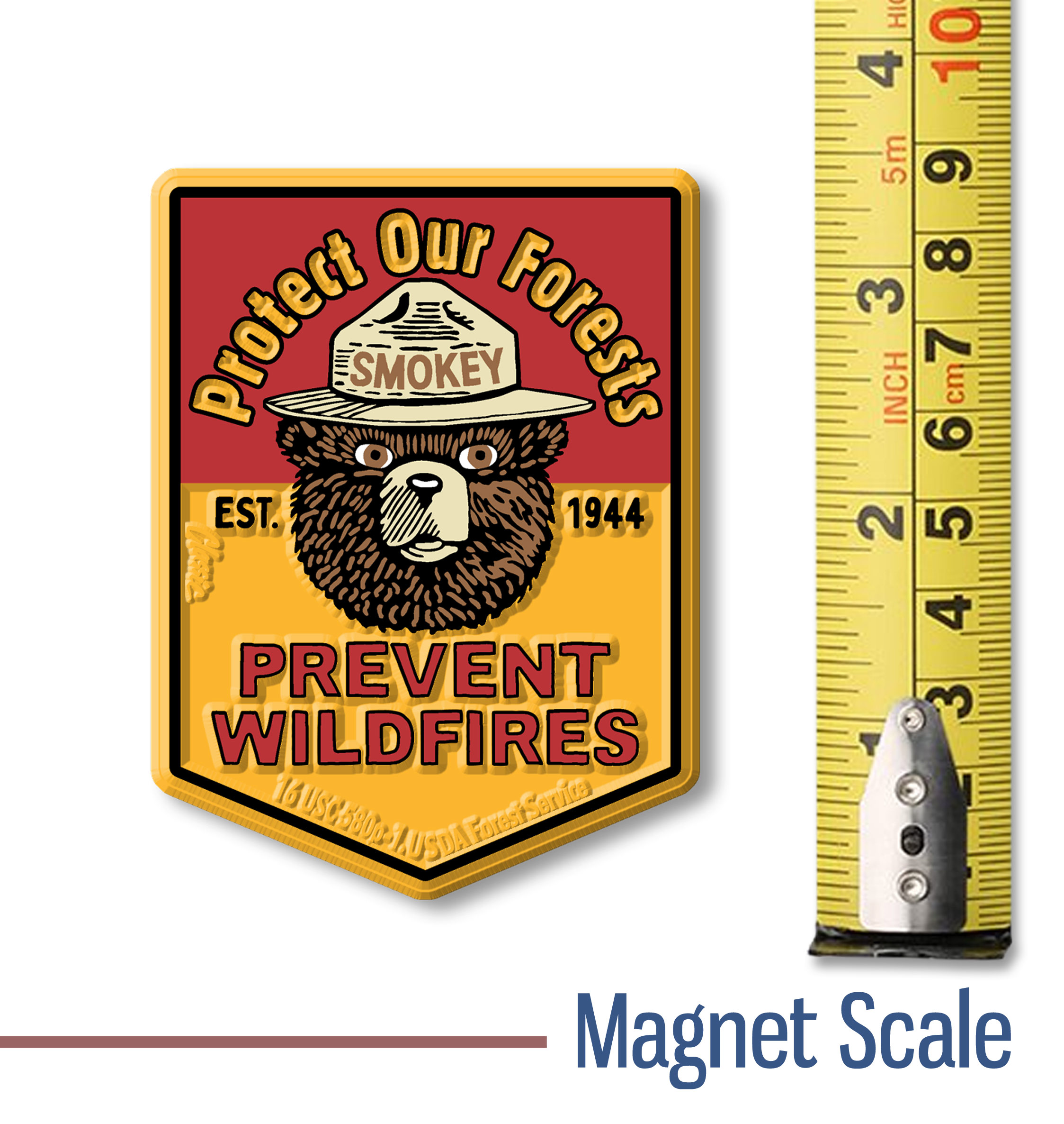 Smokey Bear Protect Our Forests Magnet | Classic Magnets