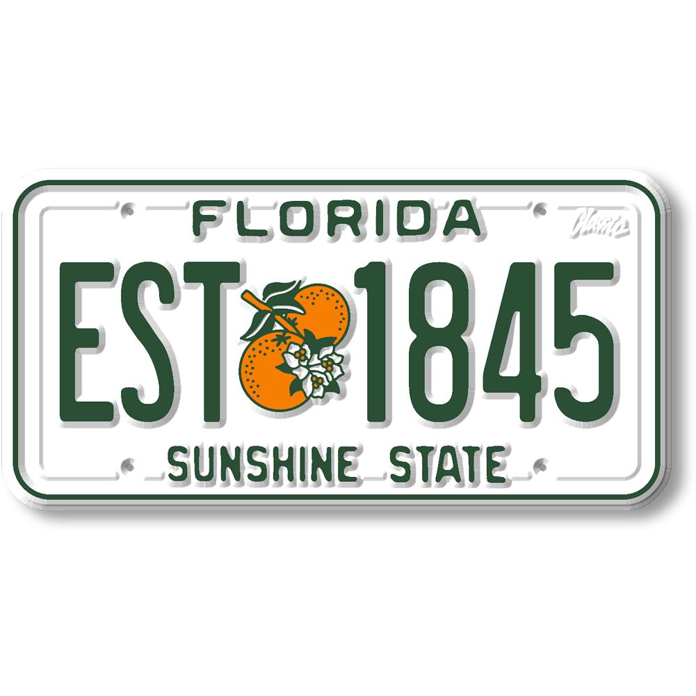 Florida State License Plate Magnet - ClassicMagnets.com