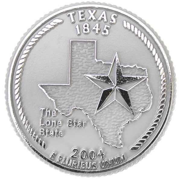 Texas Quarter Magnet - ClassicMagnets.com