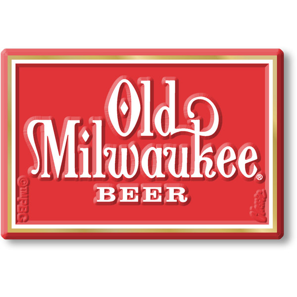 Old Milwaukee Beer Logo Magnet by Classic Magnets | Classic Magnets
