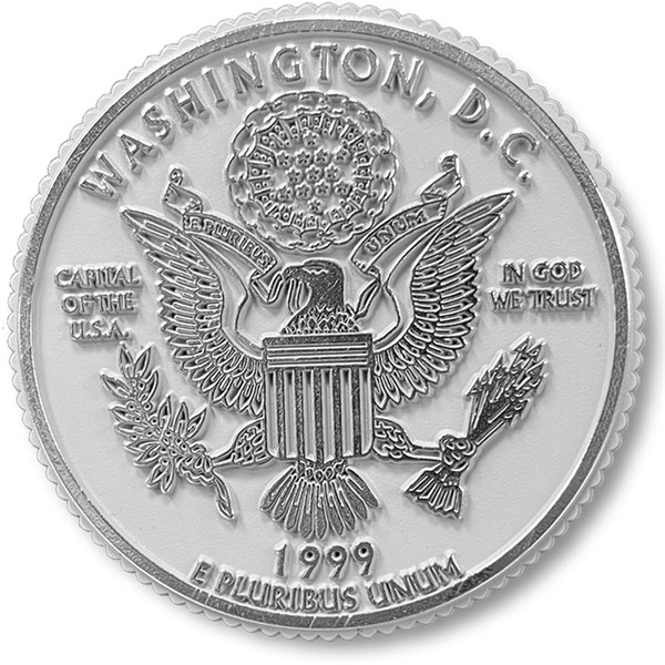 Washington, D.C. Quarter Magnet - ClassicMagnets.com
