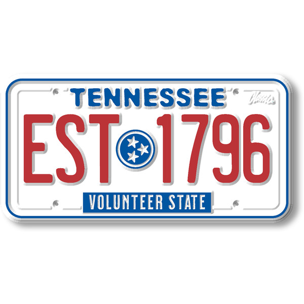 Tennessee State License Plate Magnet - ClassicMagnets.com