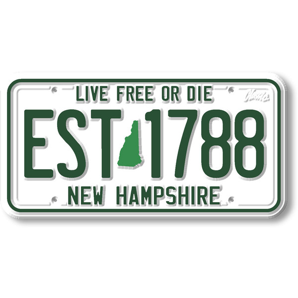 New Hampshire State License Plate Magnet - ClassicMagnets.com