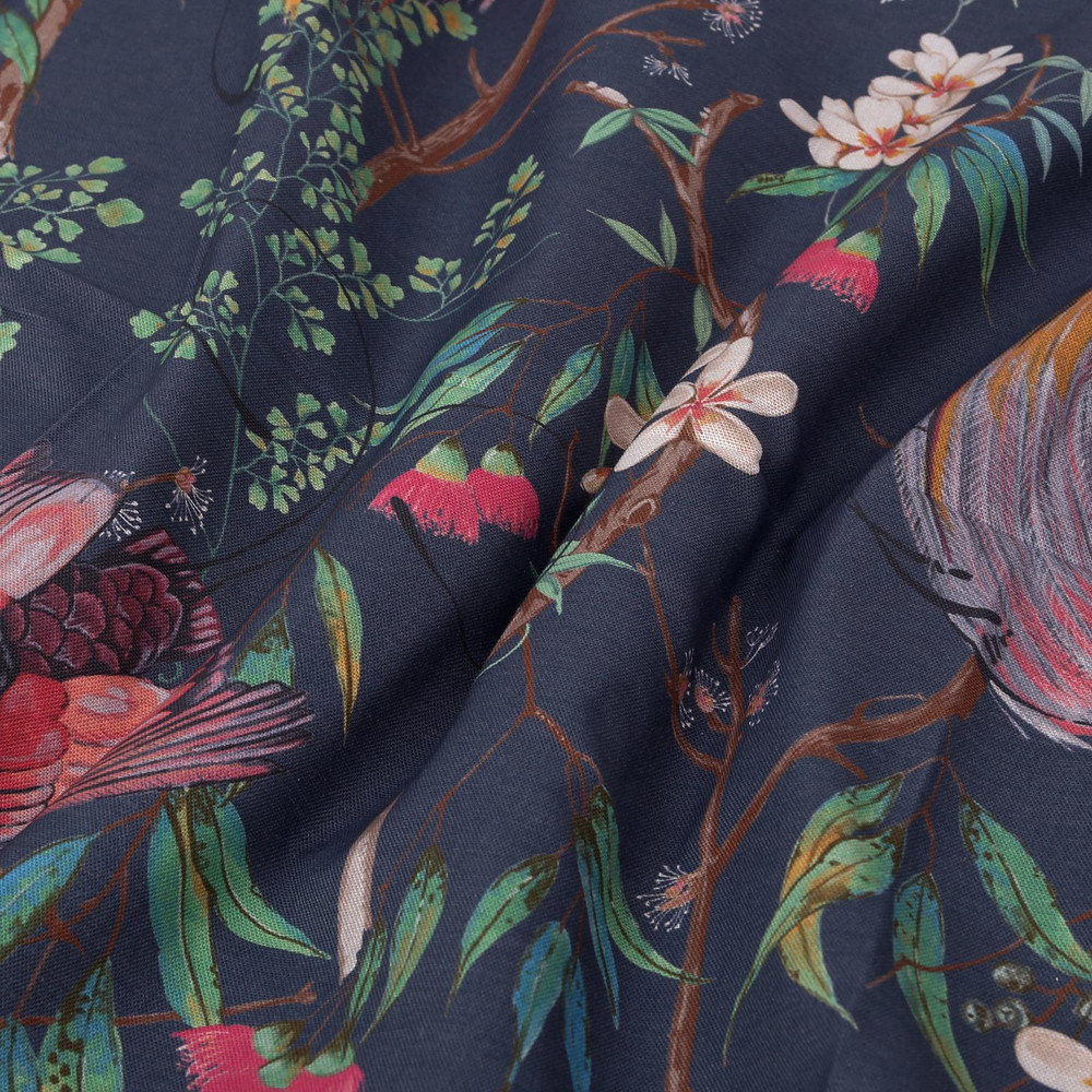 Clavering Birds Night Roman Blind