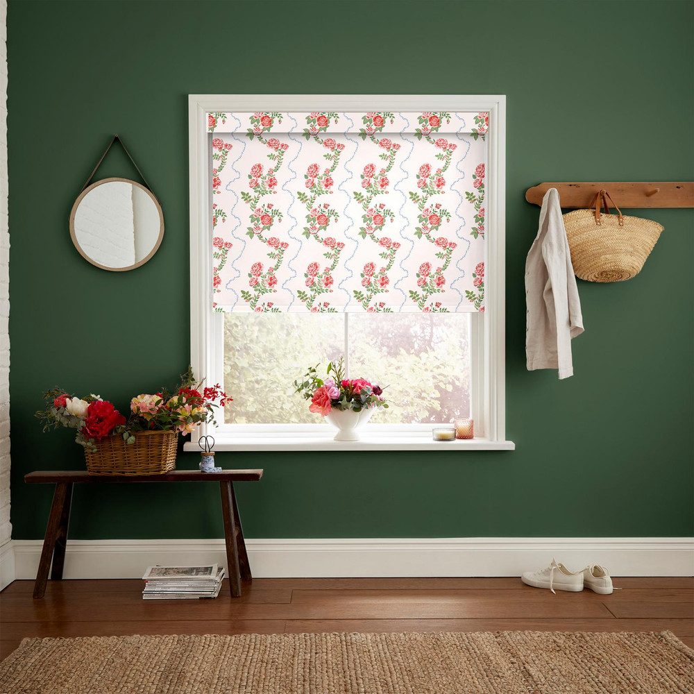 Rose Flutter Pink Roller Blind by Cath Kidston