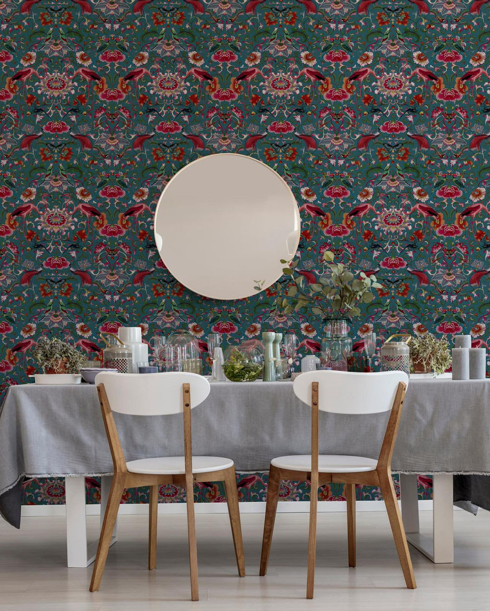 Transform Splendid Green Peel and Stick Wallpaper | Green | Transform