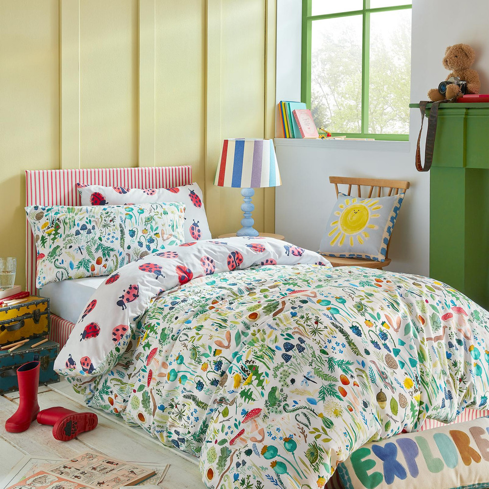 Garden Explorer Multi Duvet Cover Set | Multi | Wee Blue Bell