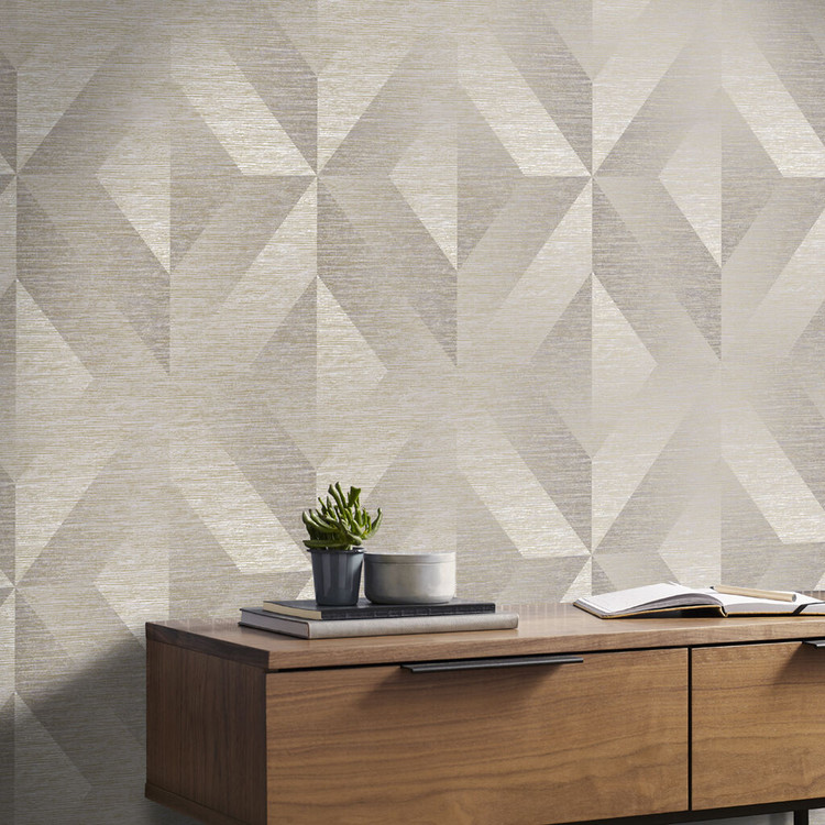 Geometric Wallpaper | Large Pattern Wallpaper