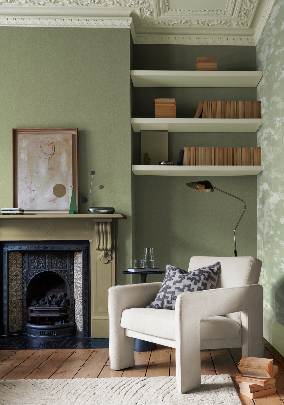 Country Home Calma Wallpaper | Green | Graham & Brown