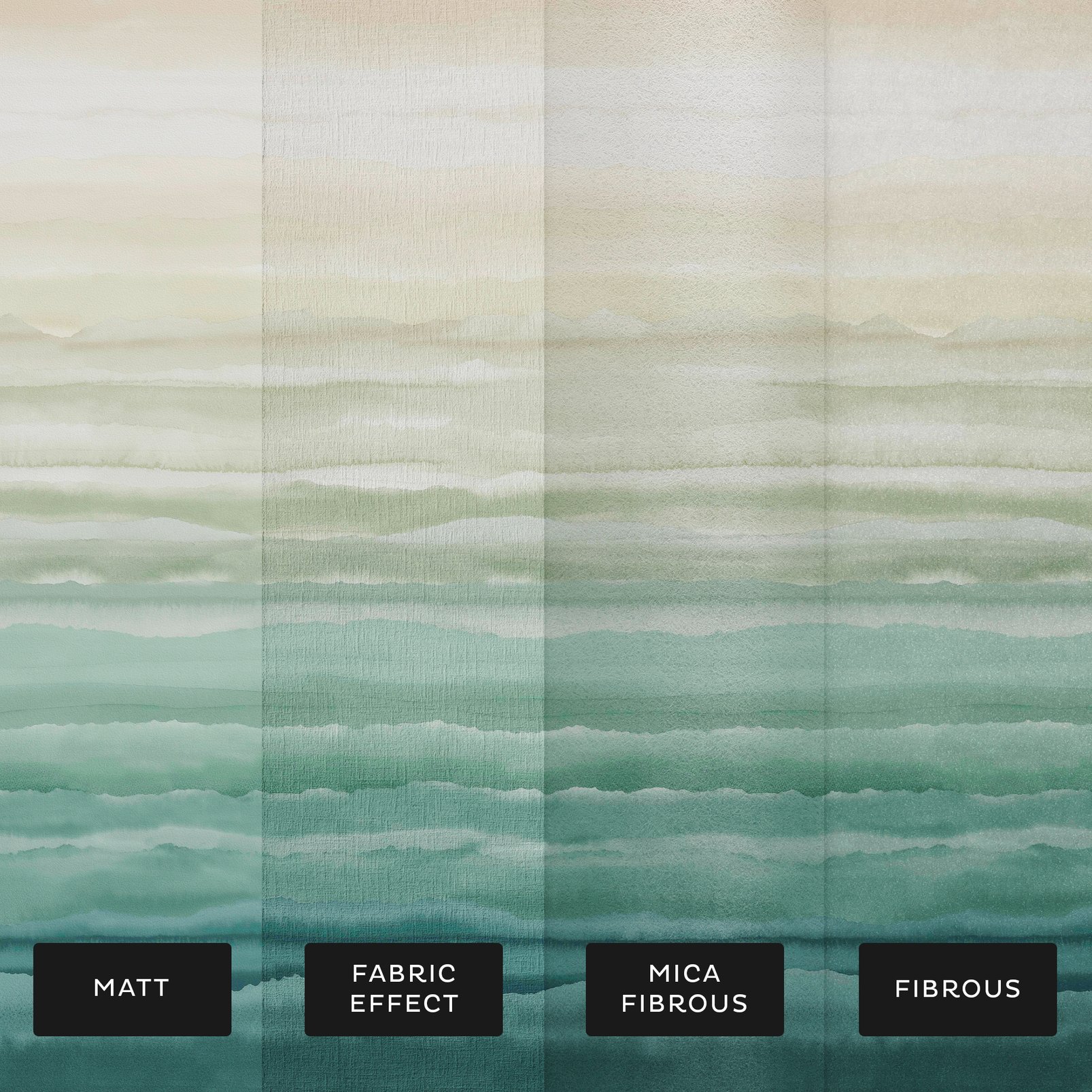 Strata Jade Bespoke Mural | Green | Clarissa Hulse